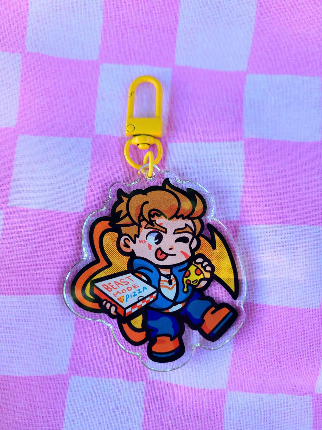 Pizza Luke SF6 Sticker+keychain Bundle - Etsy