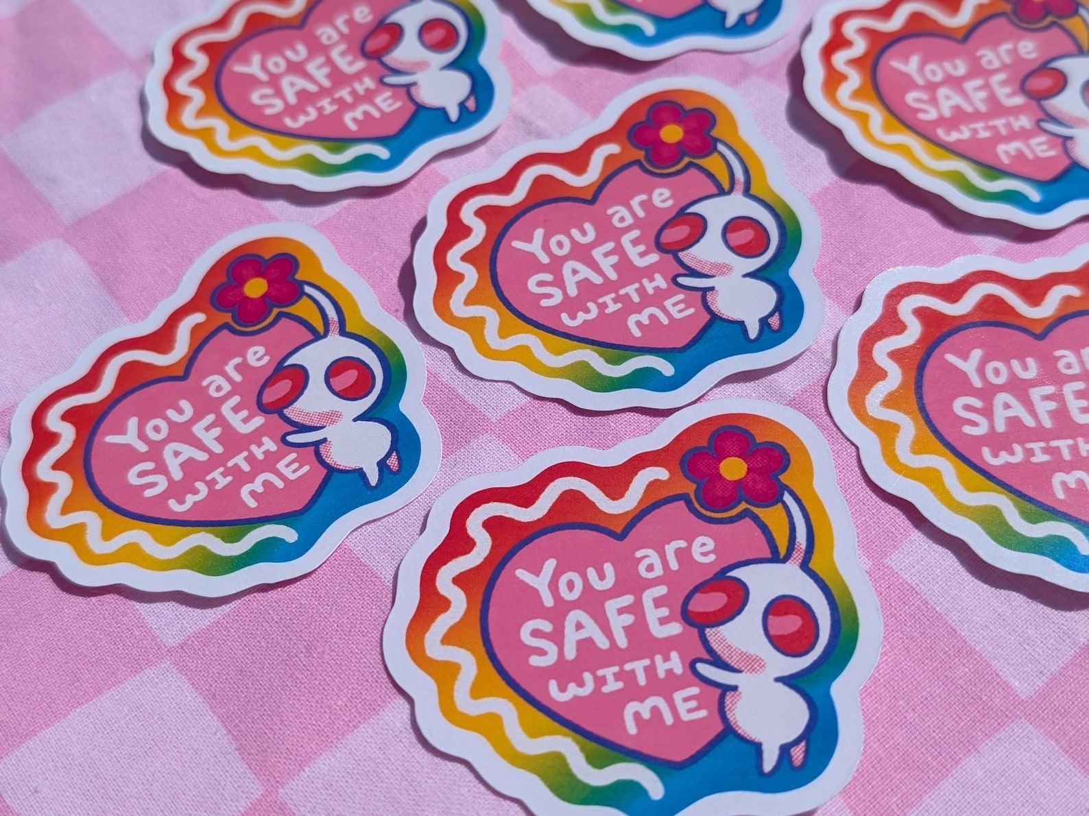 Pikmin LGBTQ+ Pride Safe Space Sticker - Etsy