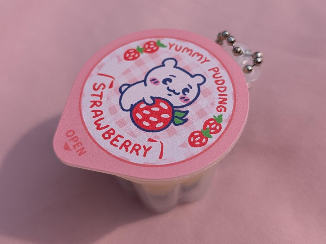 Chiikawa Pudding Charm Keychain Trinket DO NOT EAT - Etsy