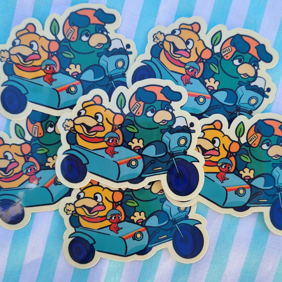 Oatchi & Moss Stickers - Etsy