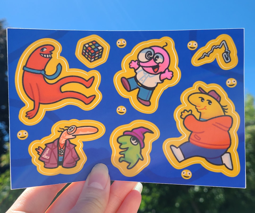 Smiling Friends Sticker Sheet - Etsy
