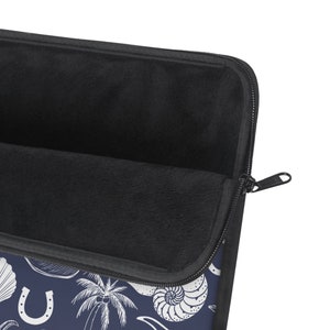 Coastal Cowgirl Laptop Sleeve Case, Women's Beachy Seashell Computer ...