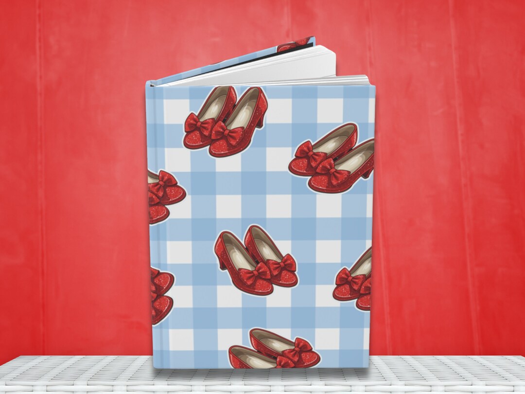 Ruby Slippers Hardcover Journal, Notes Diary Notebook, Gift for Her ...