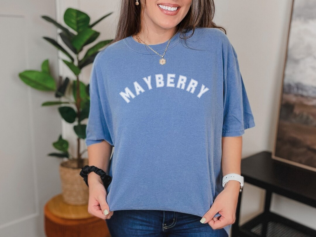 Mayberry Collegiate Comfort Colors Graphic Tee, Unisex Andy Griffith ...
