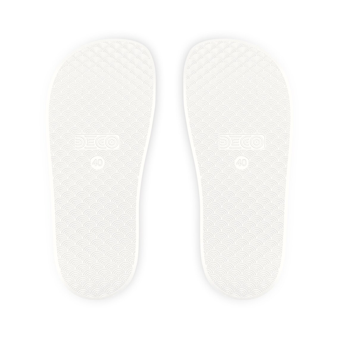 Kawaii Pickles Women's Beach Slide Sandals, Pool Flip Flop Shoes, Green ...