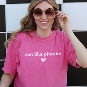 Run Like Phoebe Comfort Colors Graphic Tee, Friends Inspired Shirt ...
