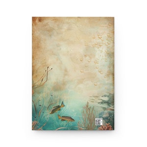 Fantasy Mermaid Art Hardcover Journal, Notes Diary Notebook, Beach ...