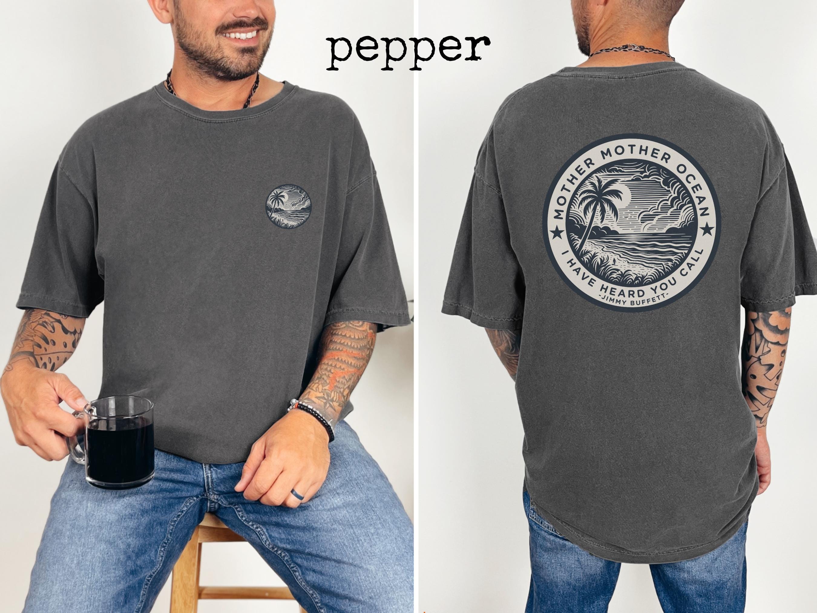 Mother Ocean Jimmy Buffett Lyrics Comfort Colors Unisex Graphic Tee ...