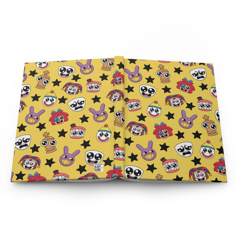 Amazing Digital Circus Inspired Hardcover Journal, Notes Diary Notebook ...