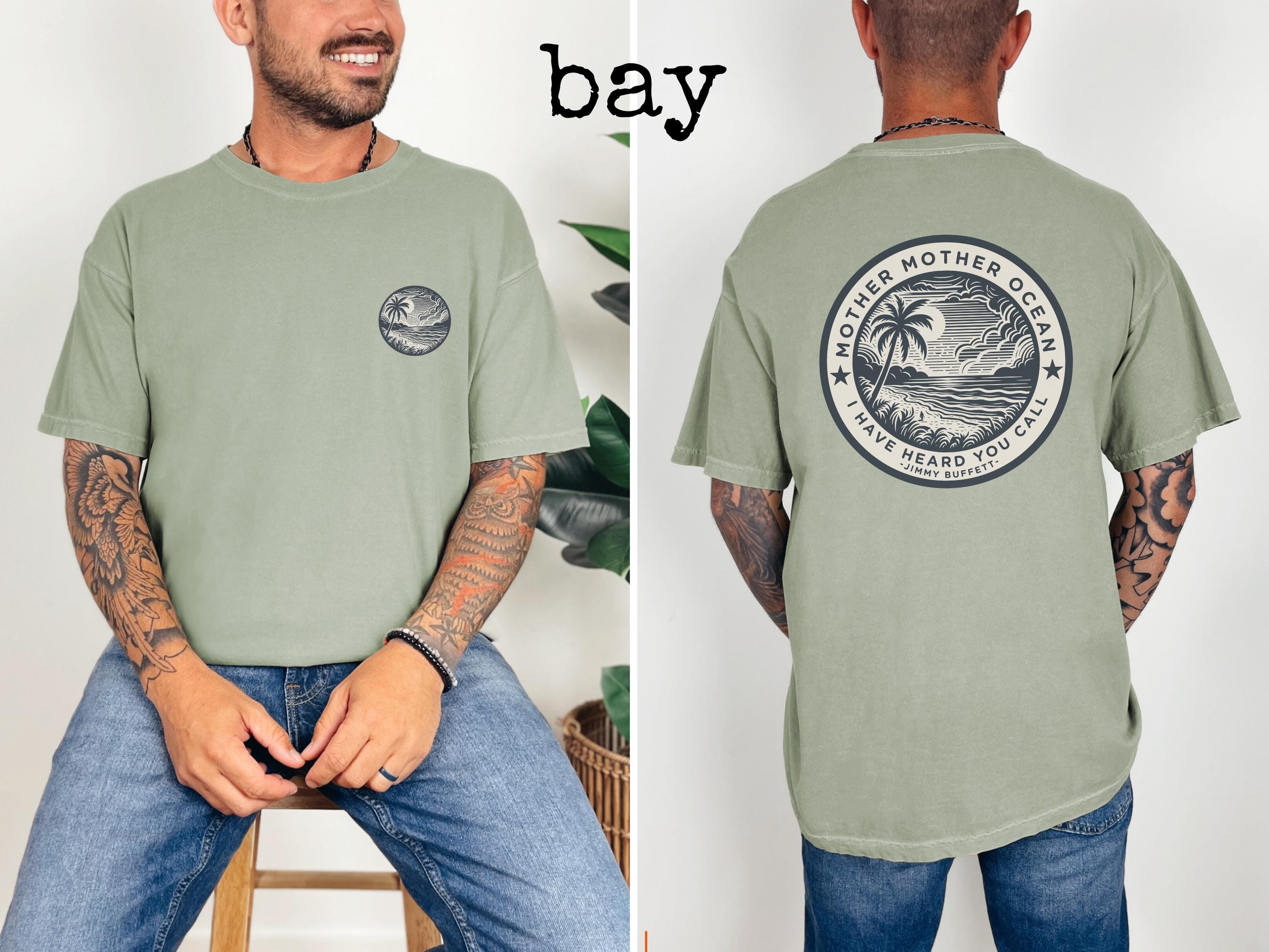Mother Ocean Jimmy Buffett Lyrics Comfort Colors Unisex Graphic Tee ...