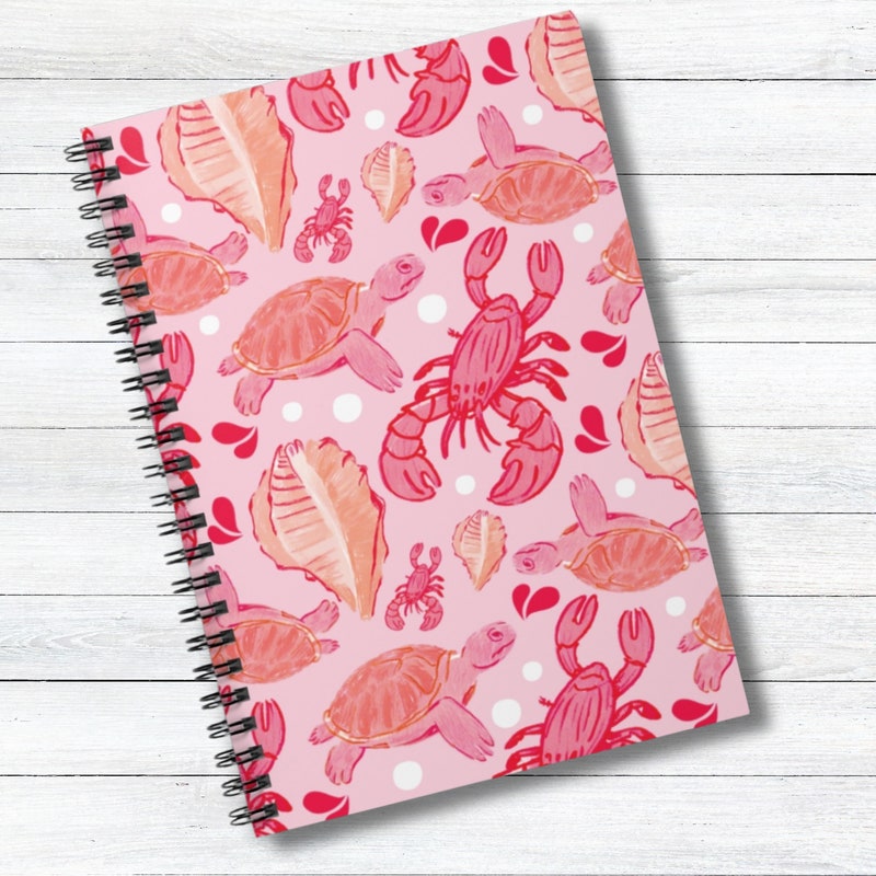 Preppy Notebook - Etsy