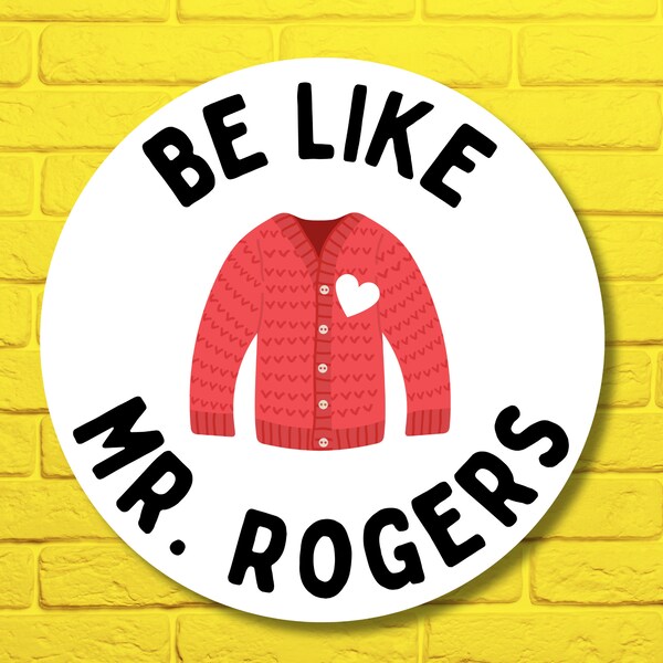 Mr Rogers Sticker - Etsy