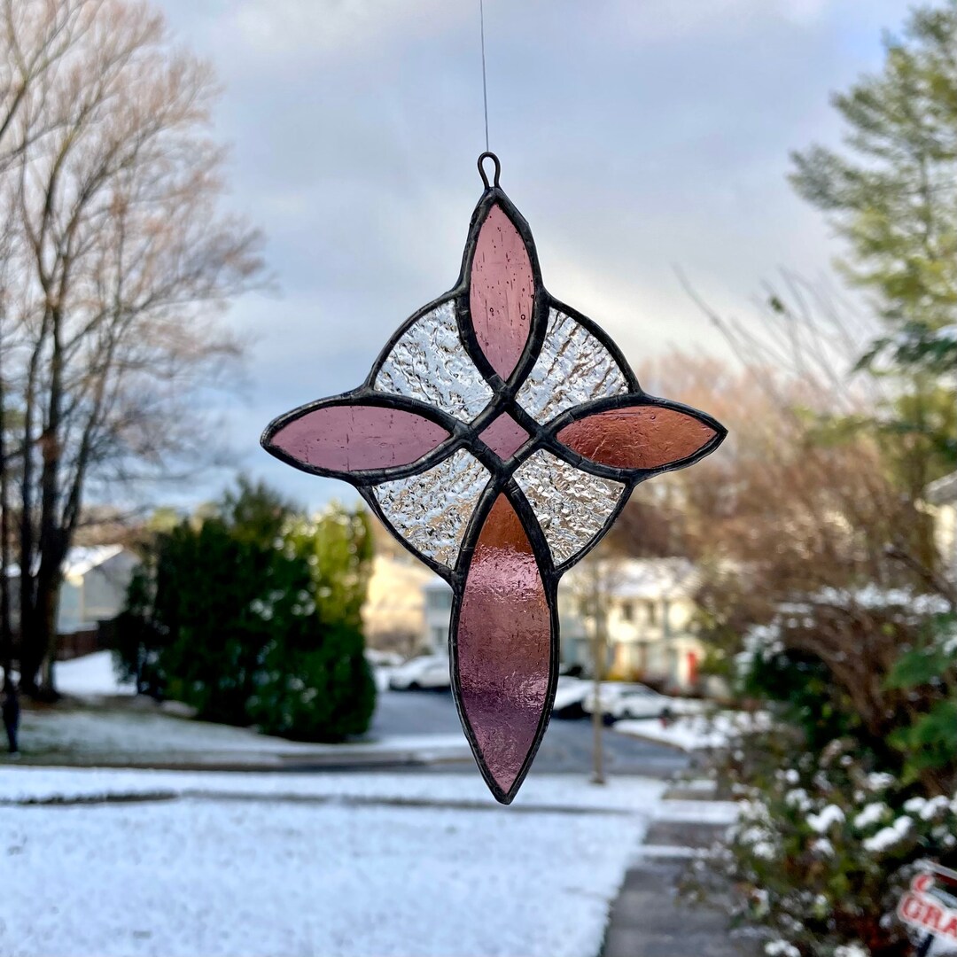 Custom Stained Glass Cross - Etsy