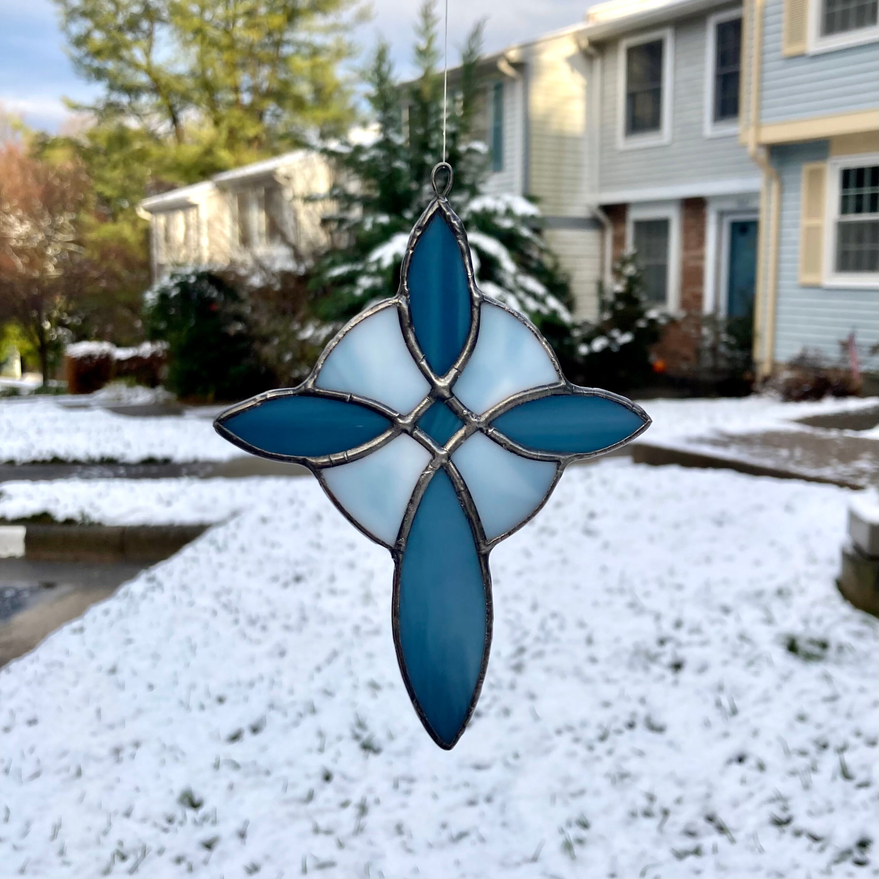Custom Stained Glass Cross - Etsy