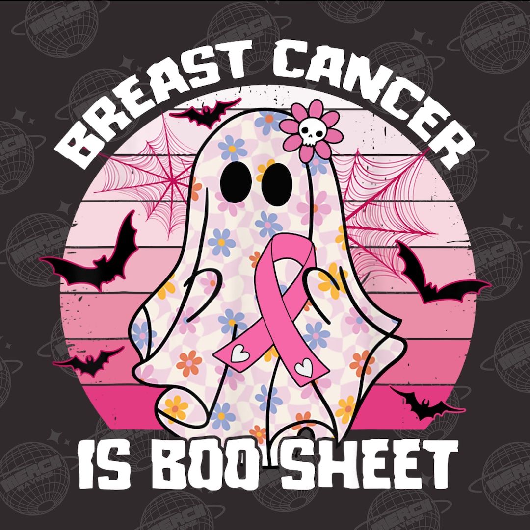 Breast Cancer is Boo Sheet Png, Ghost Ribbon Breast Cancer Awareness ...