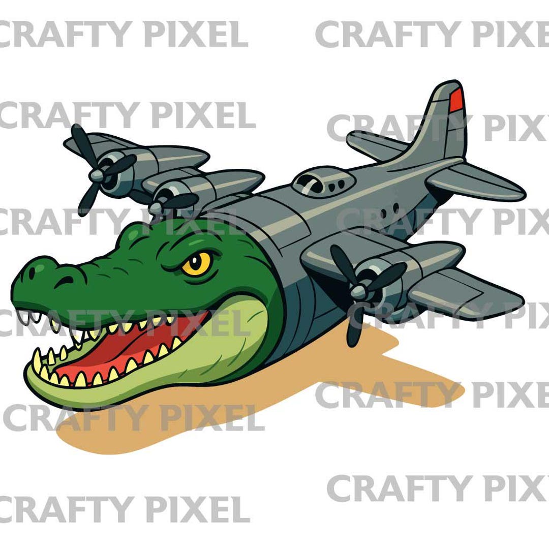 Bombardino Crocodilo SVG PNG Digital Download | Italian Brainrot - Etsy
