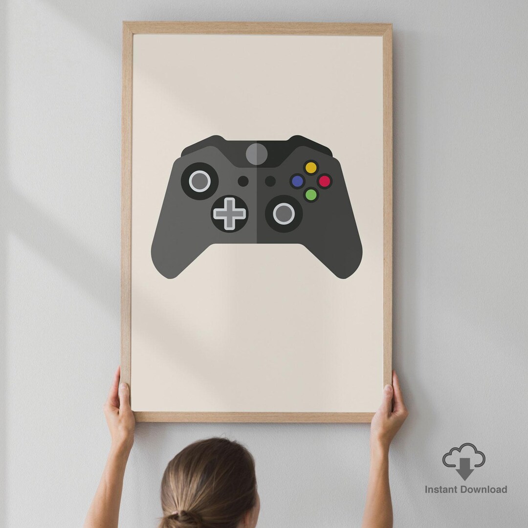 Xbox Video Game Art Posters - Game Room | Boys Room Decor | Gamer Gifts ...