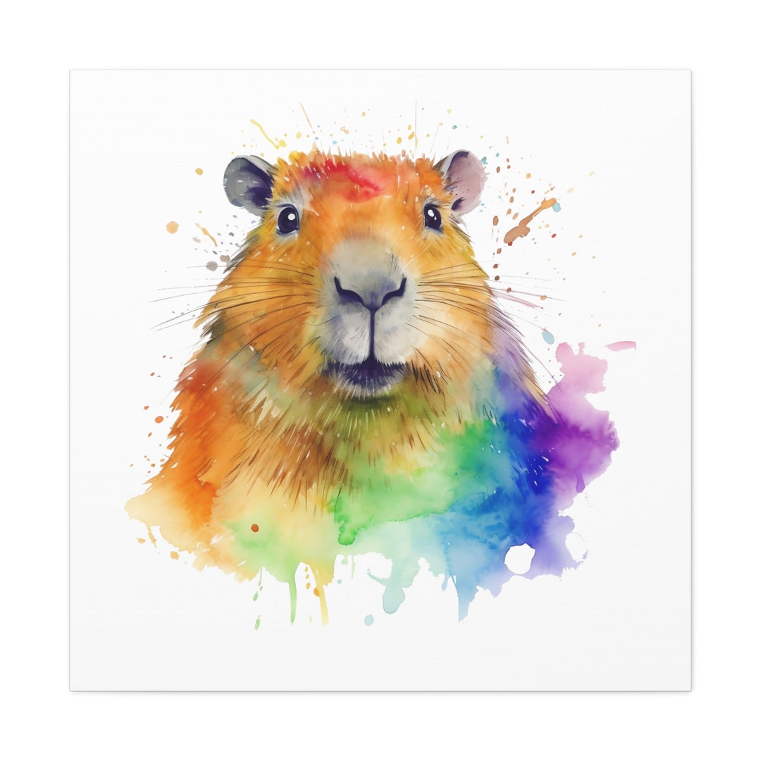 Capybara Canvas - Etsy