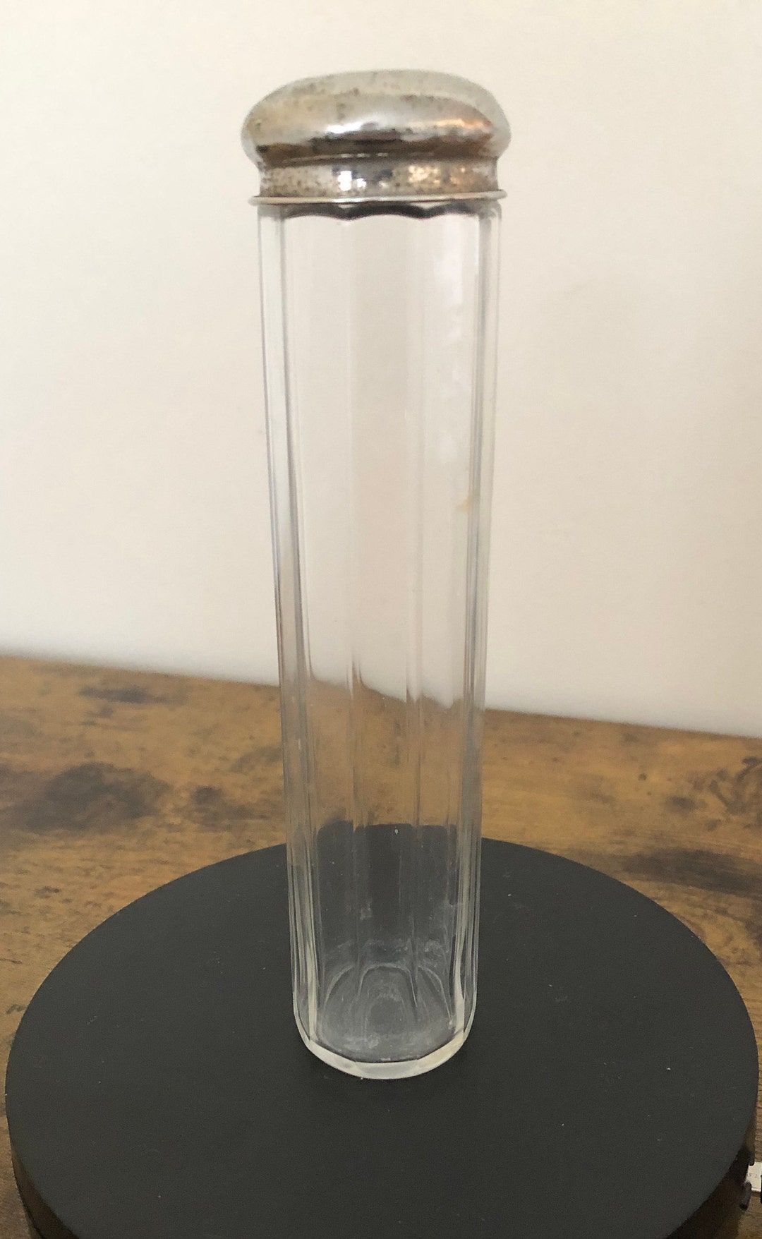 Vintage Hat Pin Jar Holder With White Metal Lid - Etsy