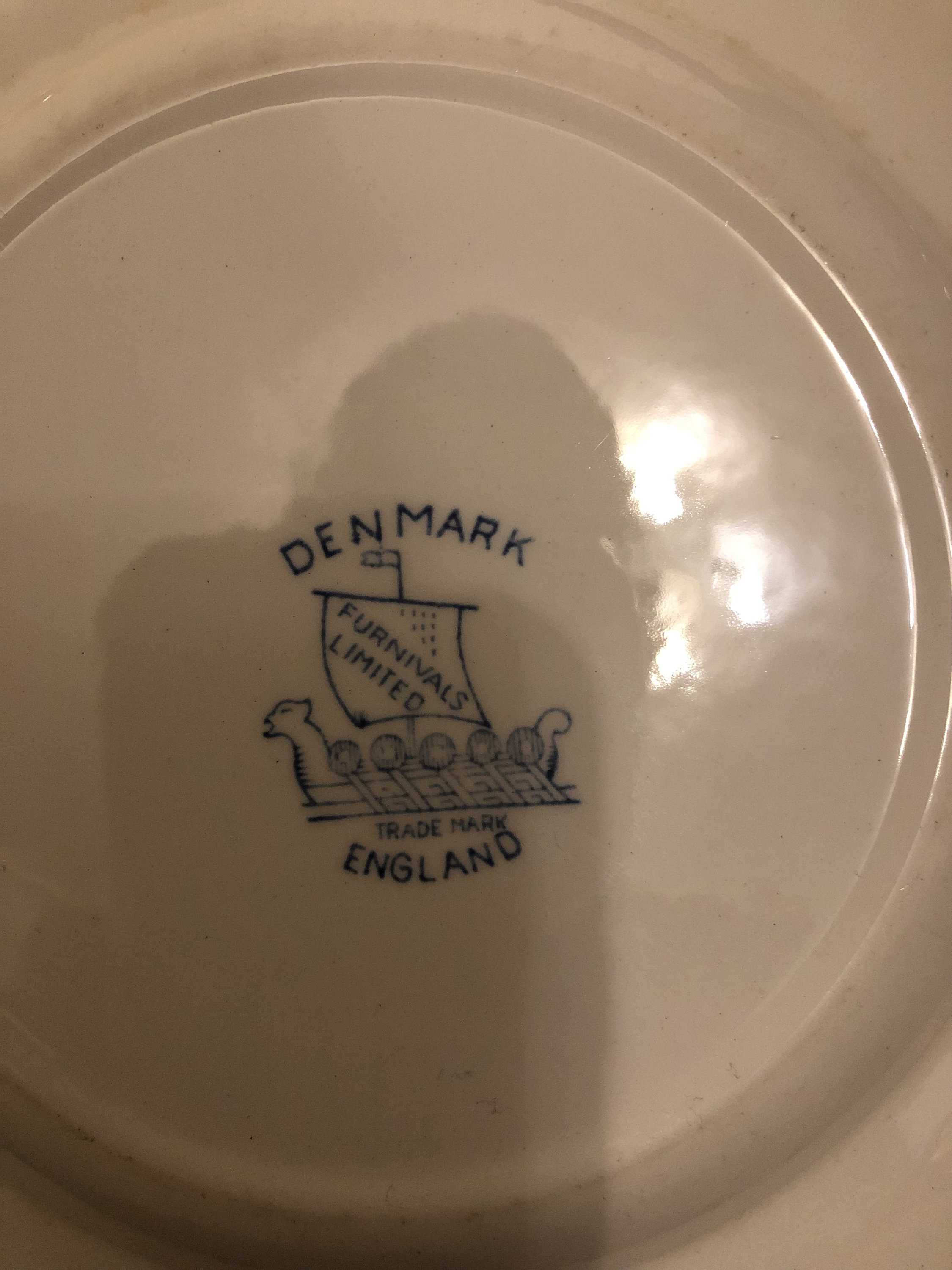 Furnivals Limited Denmark Pattern Floral Blue 8 Inch Salad Plate - Etsy