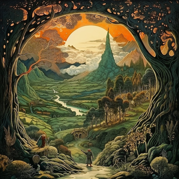Tolkien Elves Art - Etsy