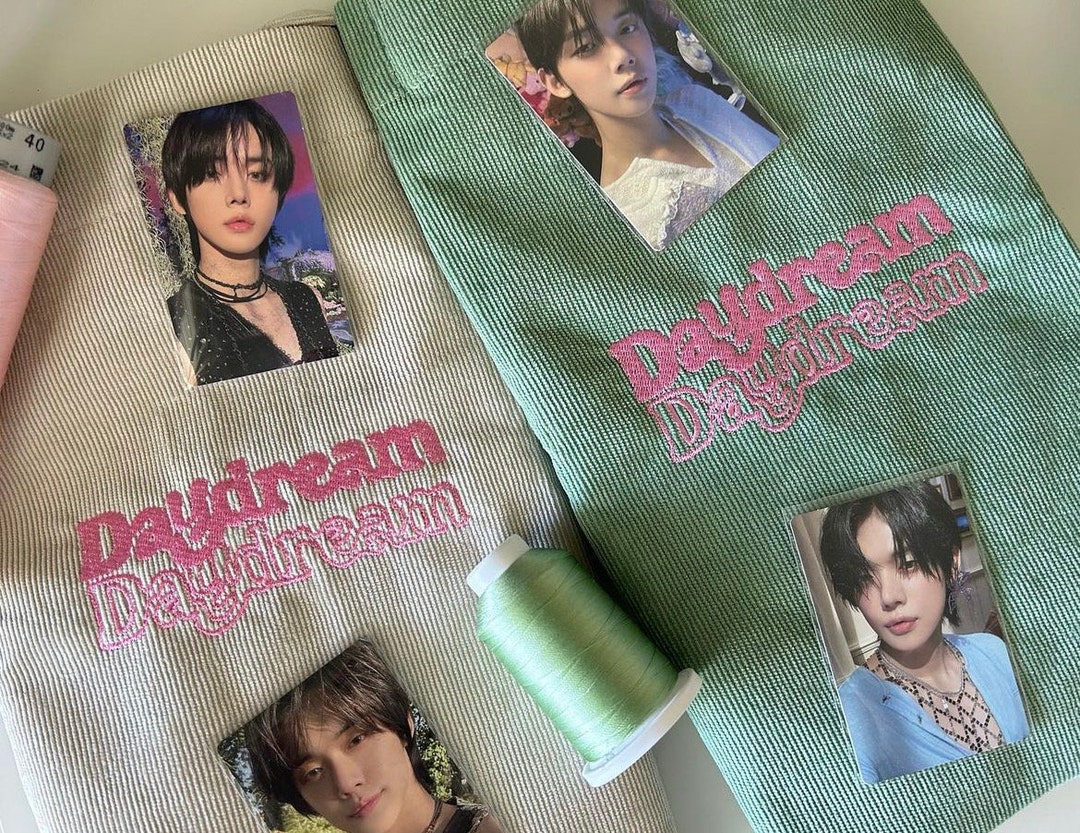 Txt Daydream Embroidered Tote Bag - Etsy