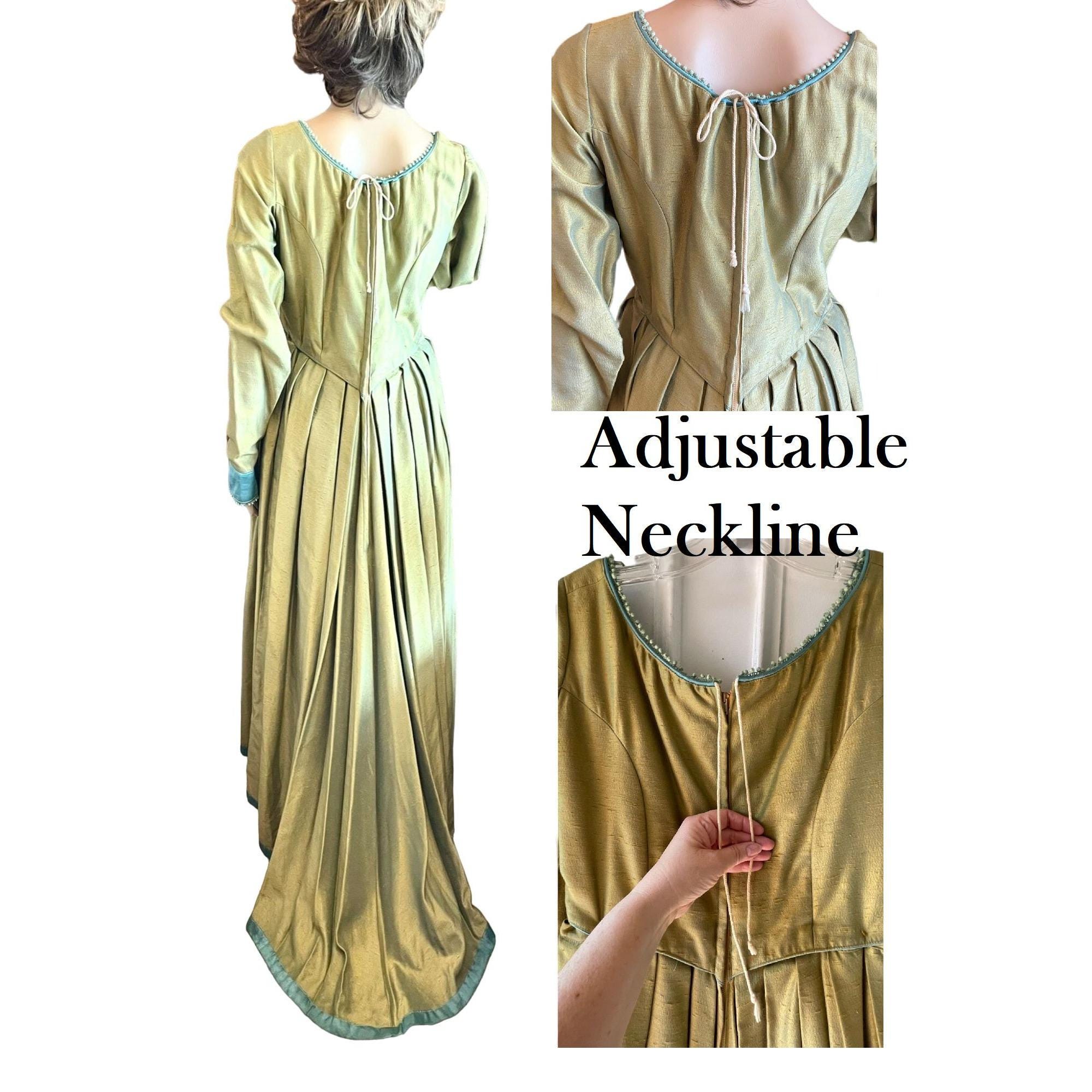 Custom Handmade Womans Medieval Renaissance Costume Dress and Cloak ...