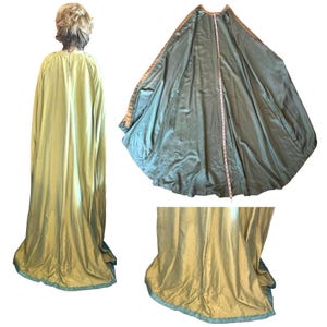 Custom Handmade Womans Medieval Renaissance Costume Dress and Cloak ...