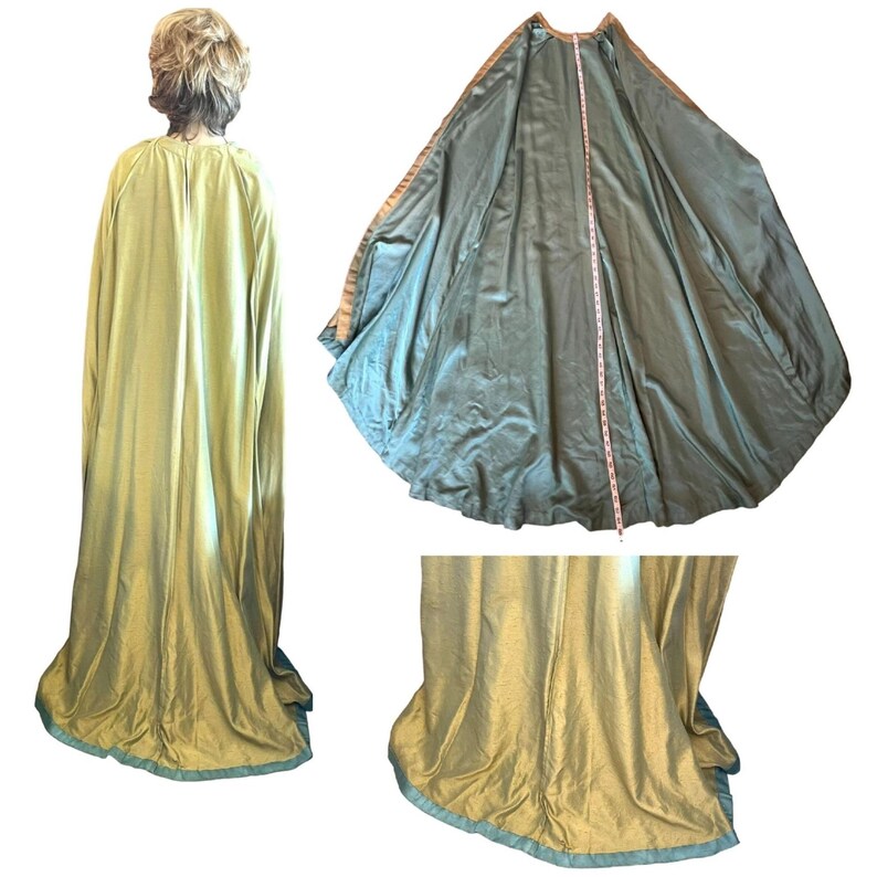 Custom Handmade Womans Medieval Renaissance Costume Dress and Cloak ...