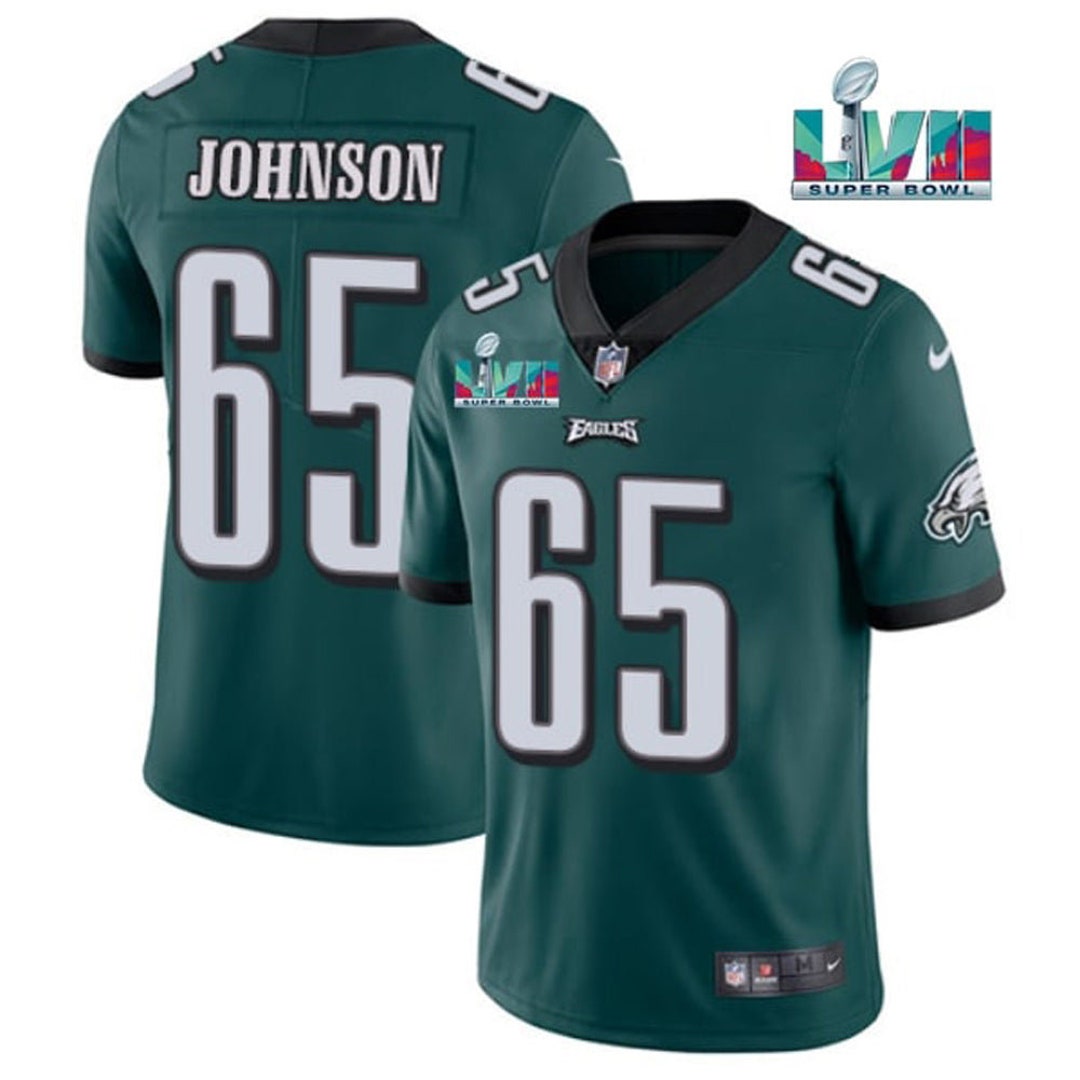 Lane Johnson Super Bowl 57 Game Vapor Green Jersey - Etsy