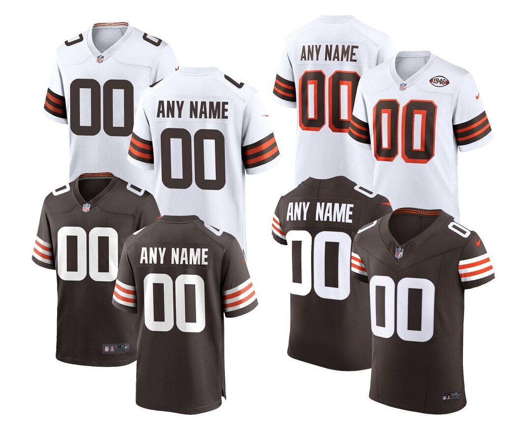 Personalized Cleveland Browns Custom Name Customized Jersey - Etsy
