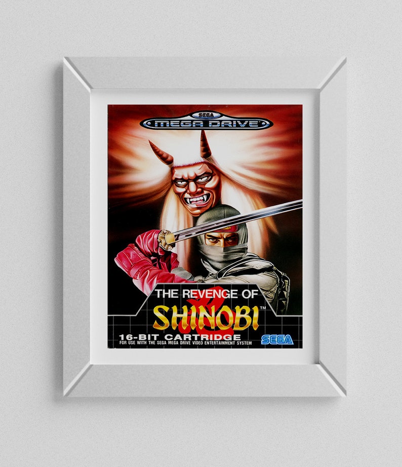 Legendary Shinobi Sega - Classic Game Box Cover Posters (2 Pieces) - Etsy