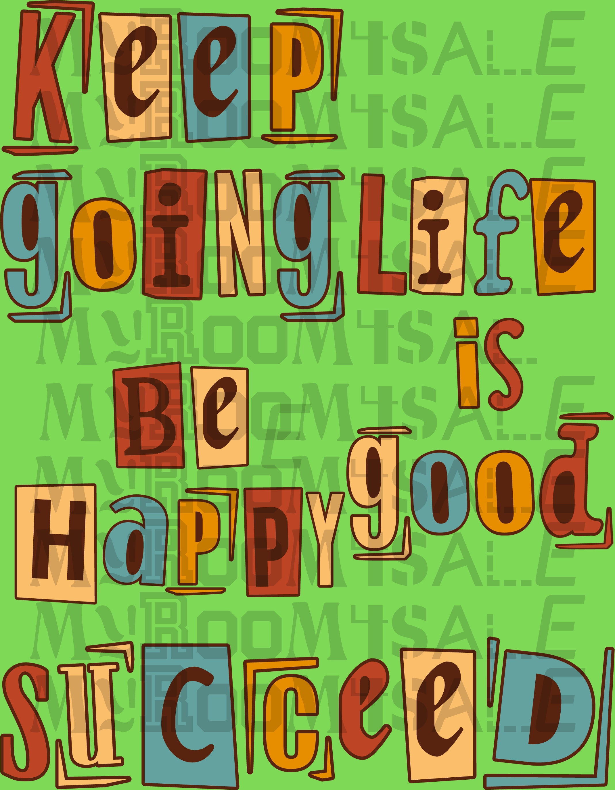 Magazine Cutout Typography: Motivational Quote Designs (PNG/SVG) - Etsy