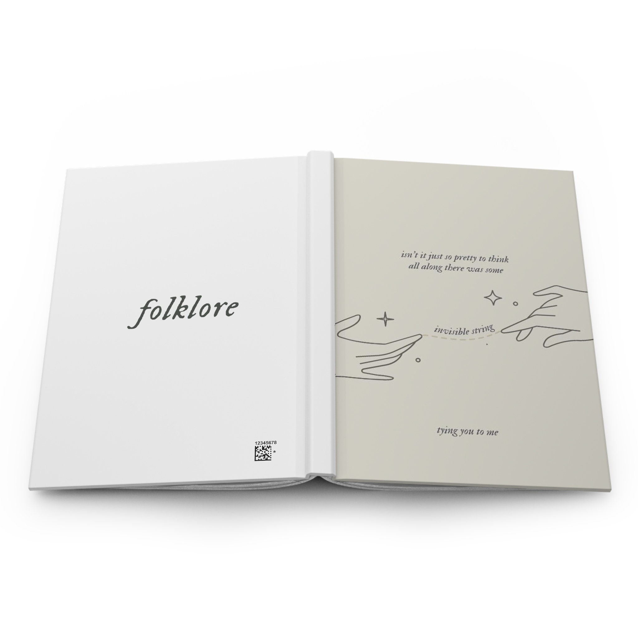 Taylor Swift Invisible String Folklore Notebook Taylor Swift Lyric ...