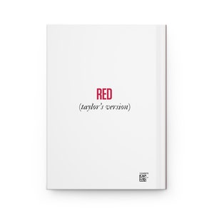 Taylor Swift Red All Too Well Notebook Taylor Swift Lyric Notebook - Etsy