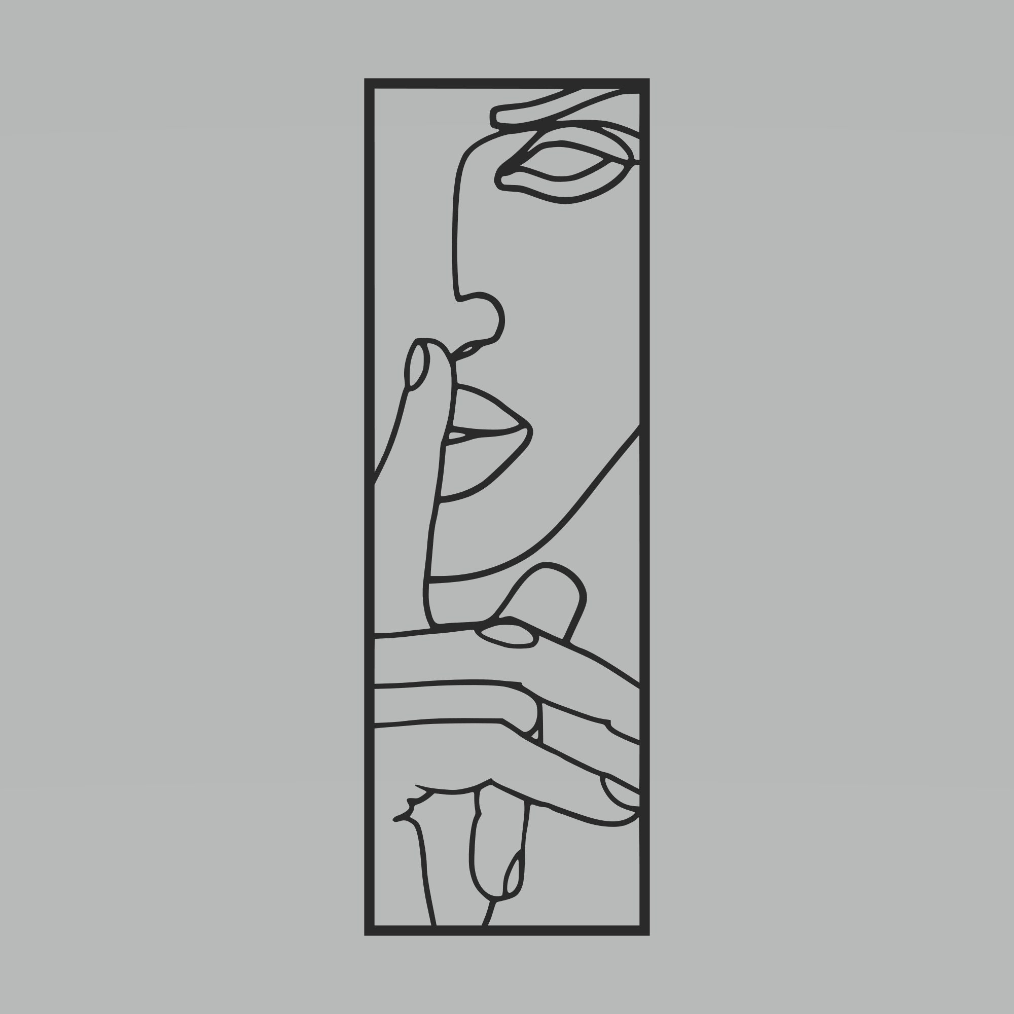 Shush, STL Files, Digital File, Bookmark, 3D Printed, Personalized, 3D ...