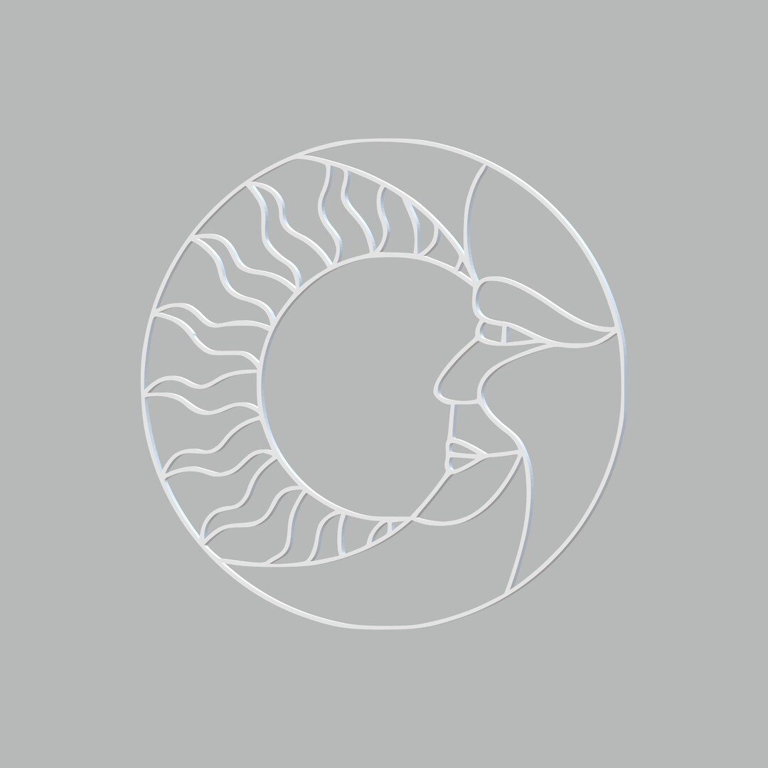 Sun Coaster STL File Digital Download 3D Printed 3D Print - Etsy