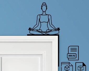 Yeti Door Corner Decor, STL File, Digital Download, 3D Print, All ...