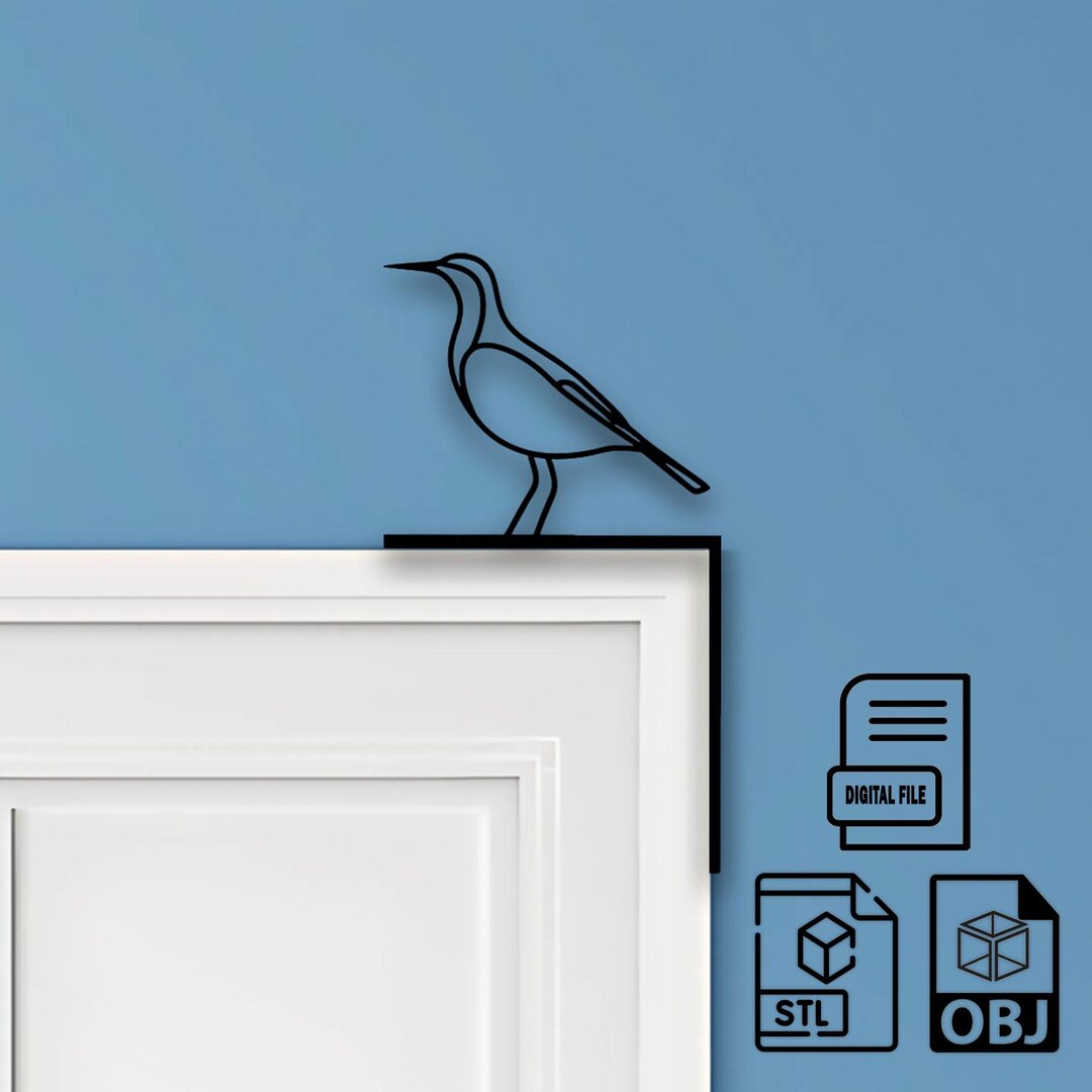 Bird Door Corner Decor, STL File, Digital Download, 3D Print, All ...