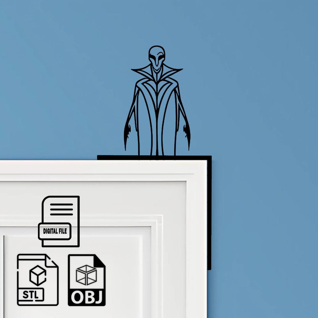 Vampire Door Corner Decor, STL File, Digital Download, 3D Print, All ...