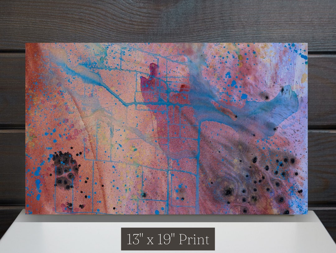 SAFE - Dramatic Custom Abstract Art - Unique Modern Acrylics - Original ...