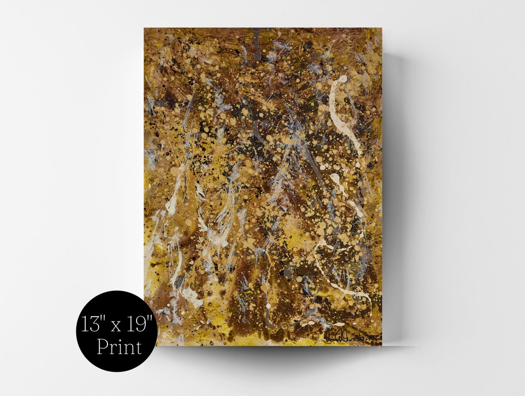 TINKER - Dramatic Custom Abstract Art - Unique Modern Acrylics - Large ...