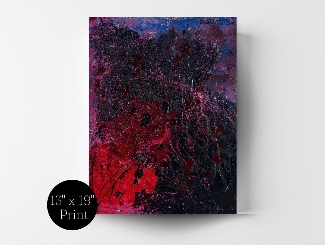 THE PAIN FIELD - Custom Abstract Art - Unique Modern Acrylics ...