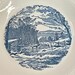 Currier and Ives Blue Pie Baking 11 Platter by Royal China Company Bue ...