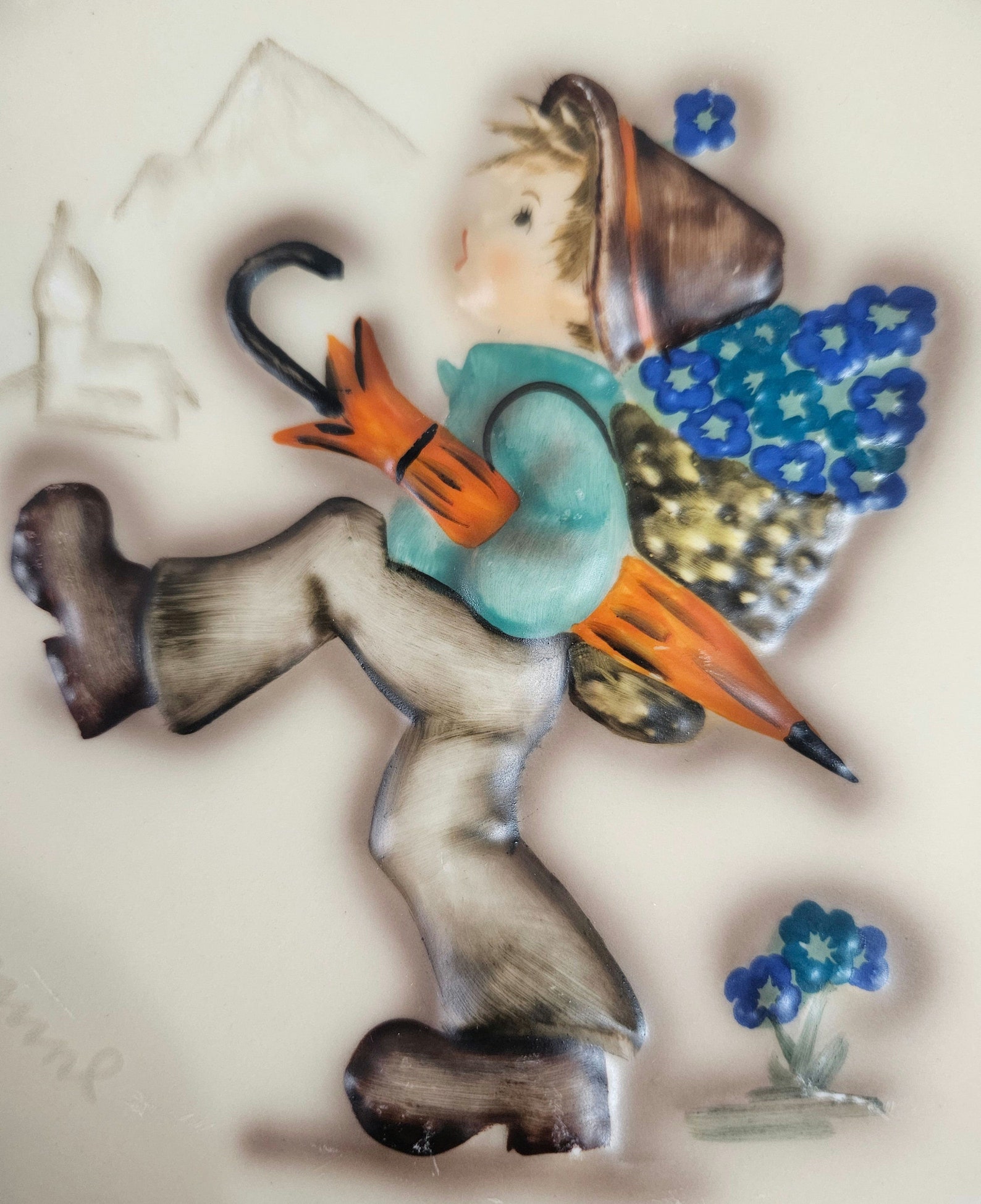 M.J. Hummel "annual Plate 1973" Limited Edition 7.5" Collector Plate in ...