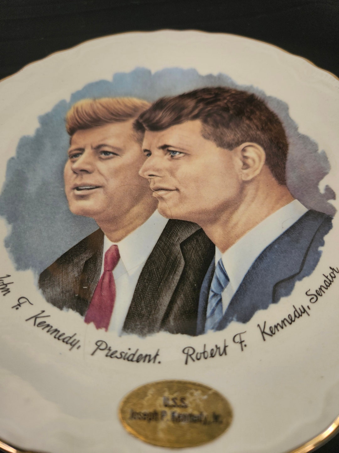John F Kennedy, President of the United States - Commemorative 7" Plate ...