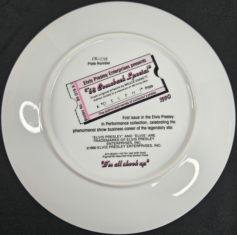 Elvis Presley in Performance Series Collectible 8 1/2" Limited Edition ...