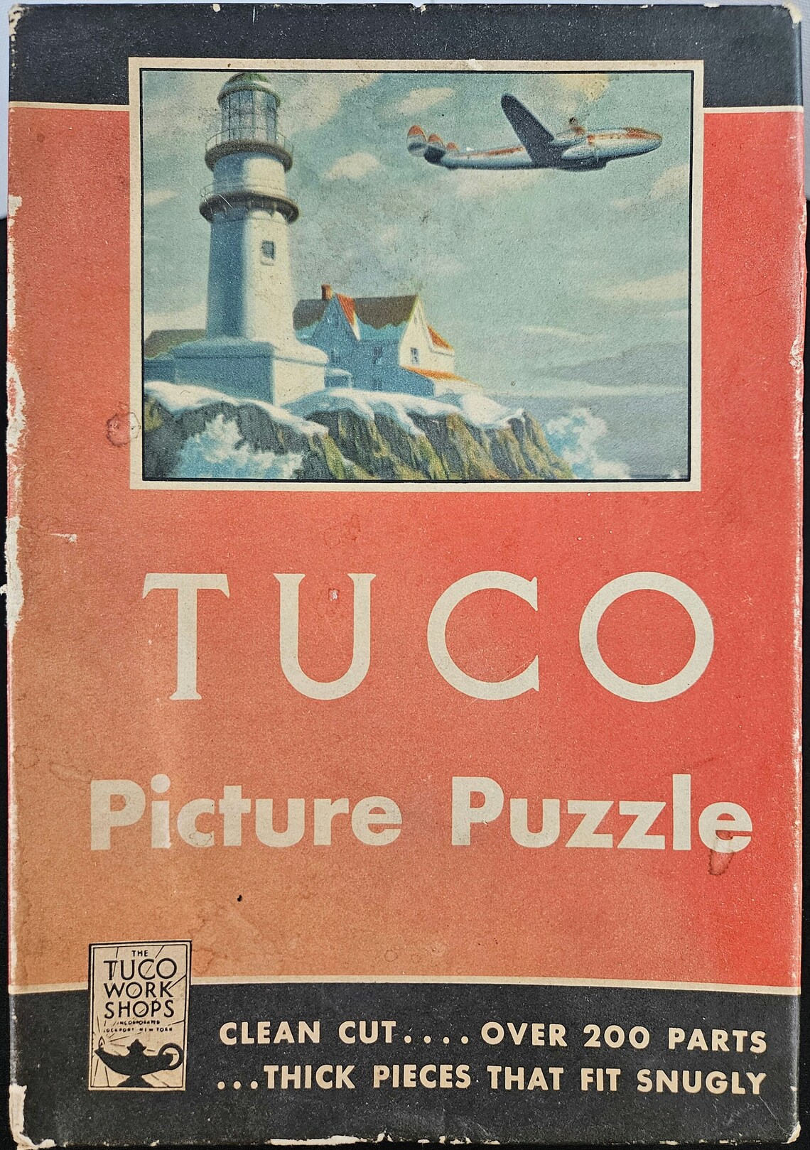 TUCO Vintage Jigsaw Puzzle Wings Across the Sea Lighthouse With ...