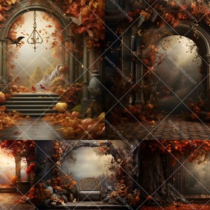 STUNNING BACKDROPS, Autumn Background, Fall Backdrops, 34 Digital ...