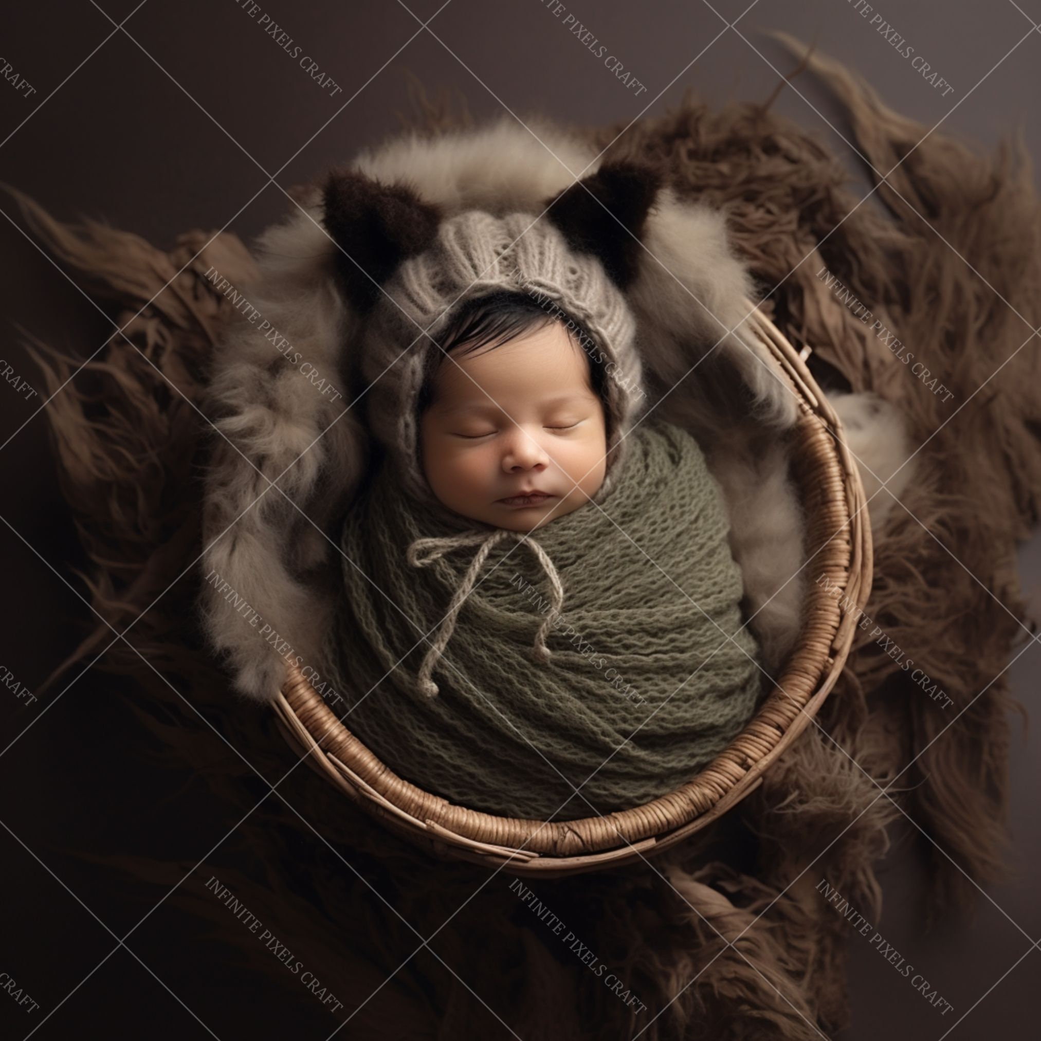 NEWBORN DIGITAL BACKDROP Face Insert Baby Shower Background - Etsy